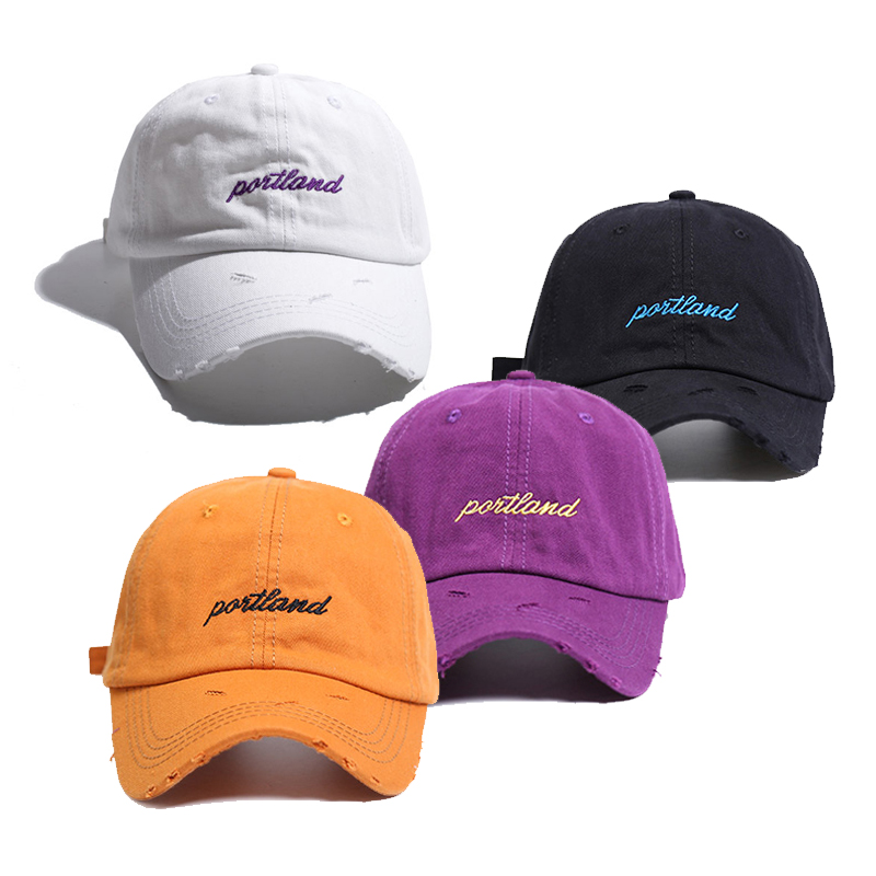 Designer custom logo embroidery running hat, private label baseball cap ...